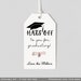 Custom Graduation Gift Tags, Personalized Graduation Tags, Congrats ...