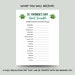 St Patricks Day Word Scramble Game Printable, St. Pattys Day Unscramble ...