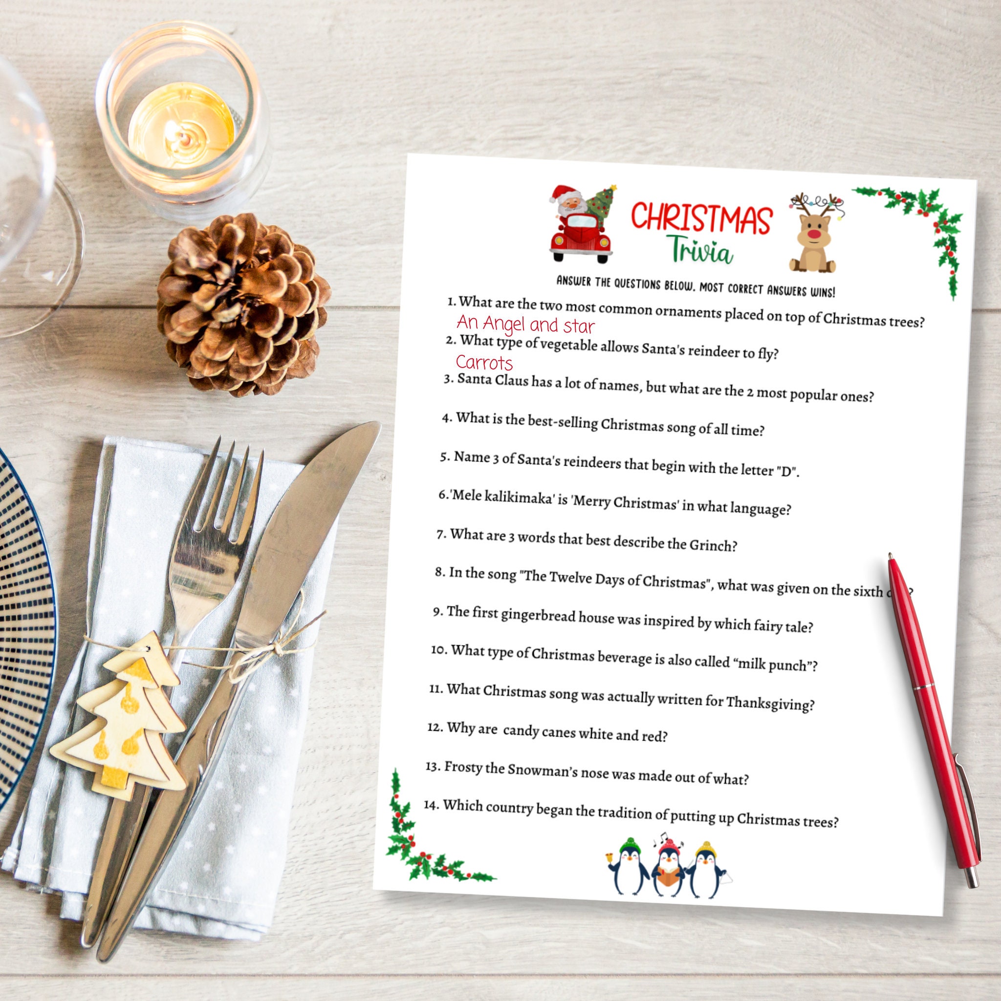 Christmas Party Games Bundle Printable, Fun Holiday Game, Christmas ...