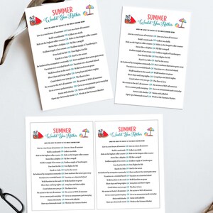 Summer Would You Rather Game Printable Summer Camp Activity - Etsy