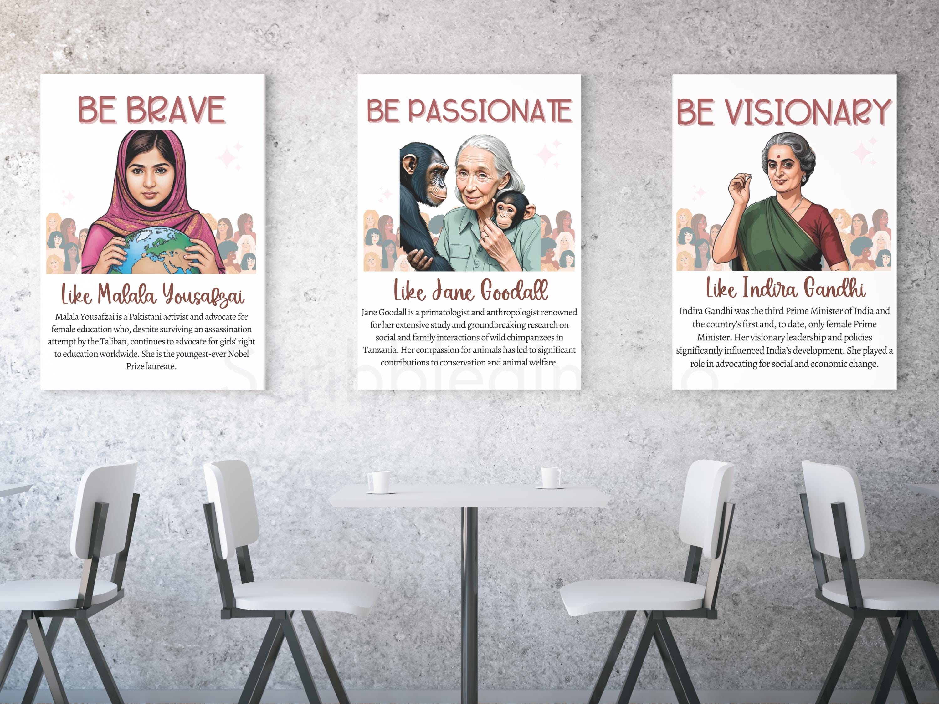 Women's History Month Posters Printable, Inspirational Historical ...