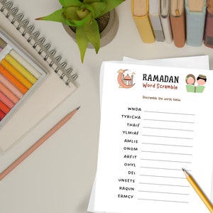 Ramadan Activity for Kids Printable Eid Activities Kids - Etsy