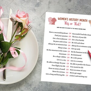 Womens History Month Party Games Printable Emoji Pictionary - Etsy