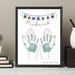 Ramadan Handprint Footprint Crafts Printable, Eid DIY Art Holiday ...