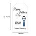 Happy Father's Day Custom Gift Tags Printable, Worlds Greatest Dad ...