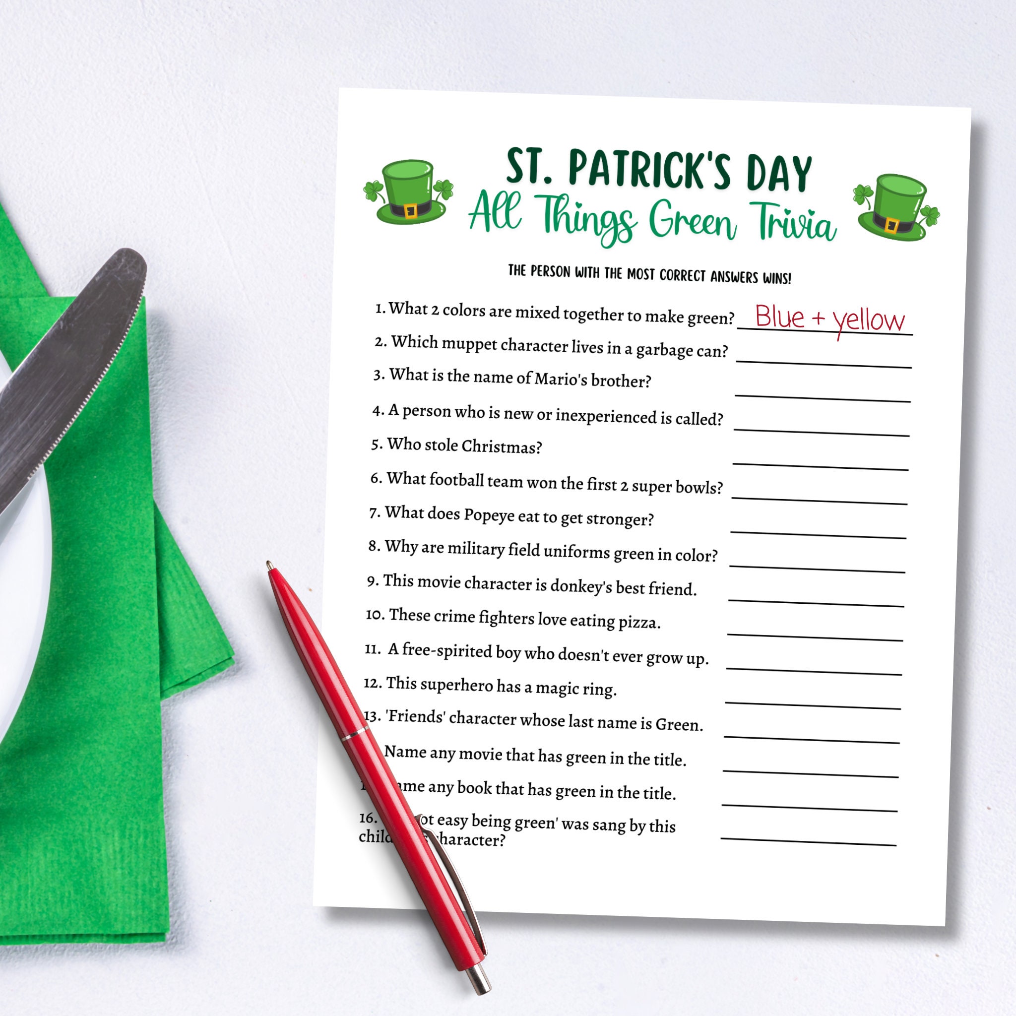 St Patrick's Day Game Bundle Printable, Fun Irish Games, St. Paddys ...
