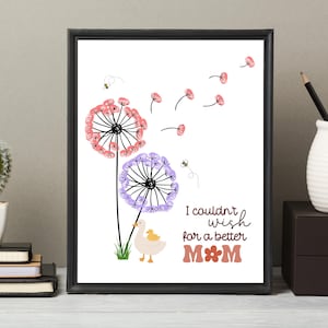 Mothers Day Handprint Craft Bundle for Kids Printable Card Art Activity ...