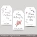 Mother's Day Editable Gift Tag, Custom Happy Mothers Day Printable ...