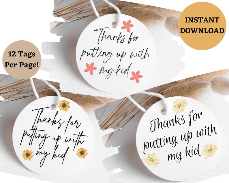 Teacher Appreciation Gift Tag Teacher Appreciation Week - Etsy