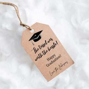 Custom Graduation Gift Tags Personalized Happy Graduation - Etsy