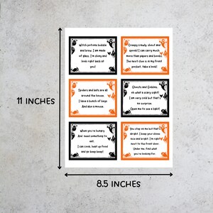 Indoor Halloween Scavenger Hunt for Kids, Halloween Treasure Hunt Clues ...