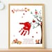 September Handprint Crafts Printable, DIY Art Kids Preschool Activity ...
