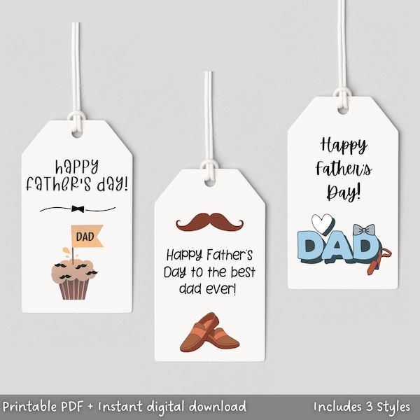 Fathers Day Tags - Etsy