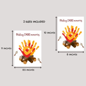 Summer Handprint Craft Printable, Footprint Art for Kids, Toddler ...