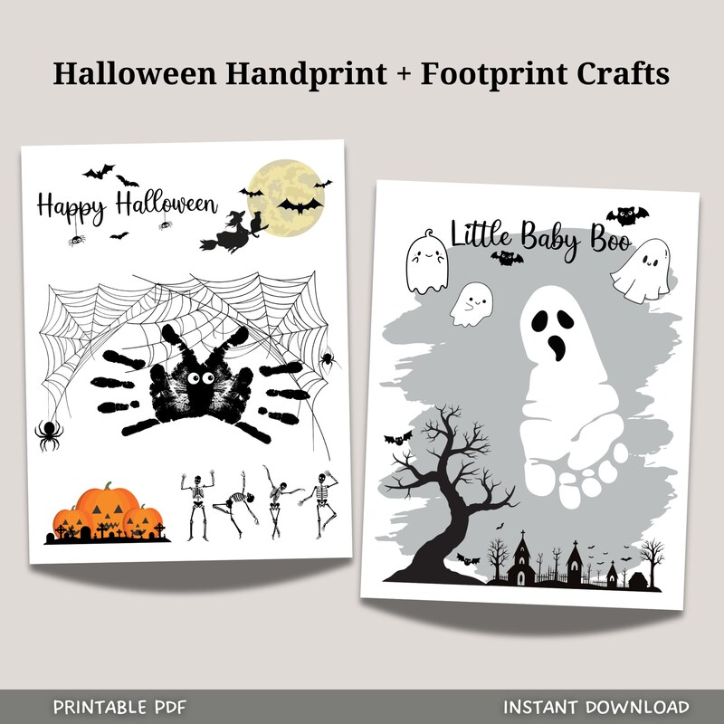 Halloween Craft Printable - Etsy