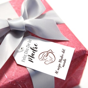 Spanish Happy Mothers Day Gift Favor Tag, Feliz Día Del Madre Tags ...