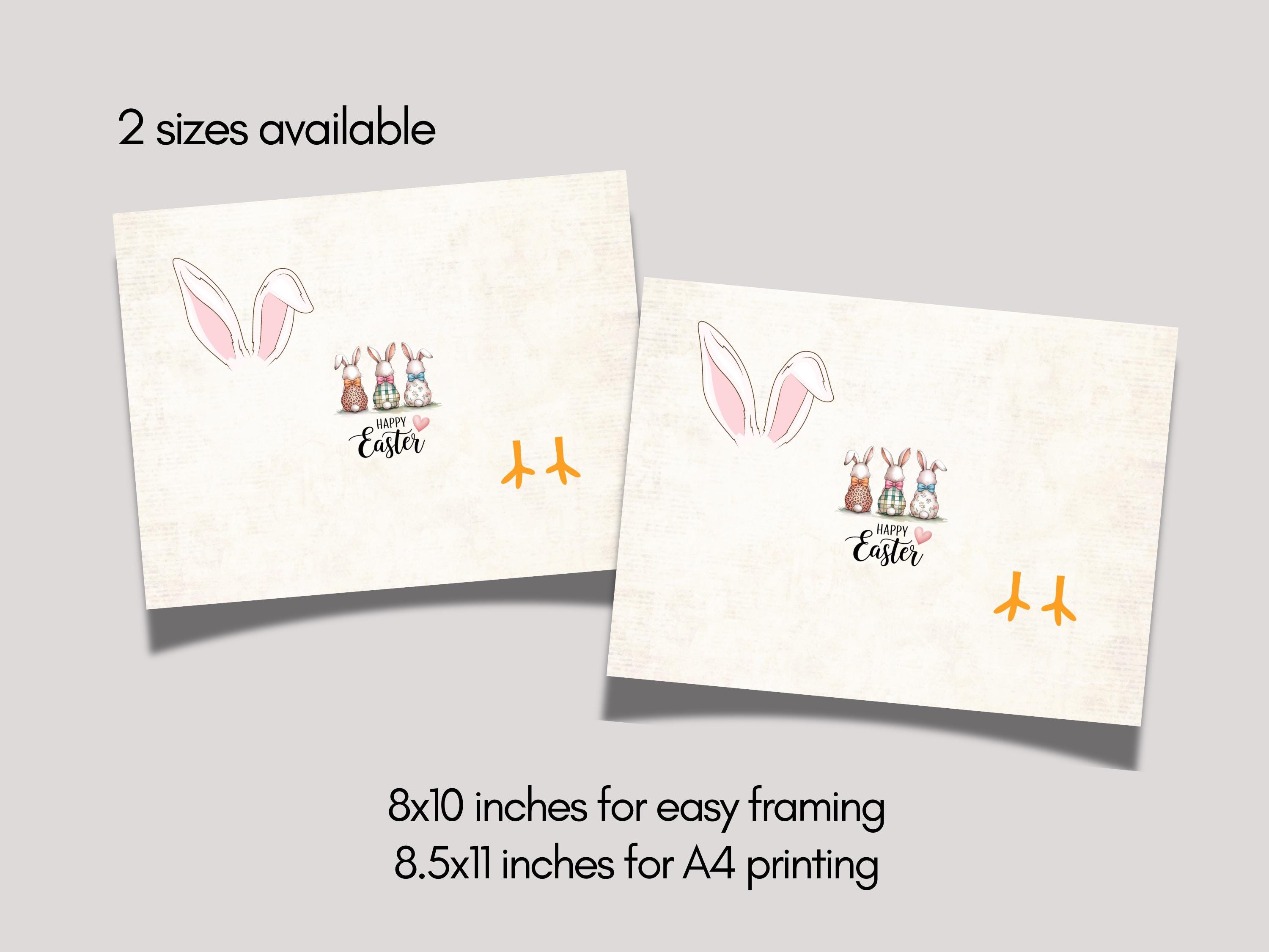 Bunny Chick Easter Handprint Footprint Craft for Kids Printable, DIY ...