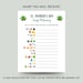 St Patricks Day Emoji Pictionary Game Printable, St Patricks Day Party ...