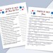 4th of July Games Printable Independence Day Patriotic - Etsy