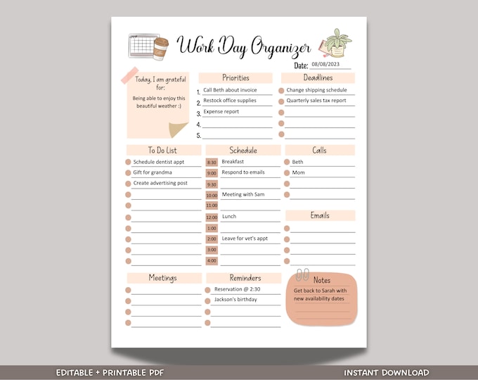 Planificador de comidas para el almuerzo escolar imprimible, menú de ...