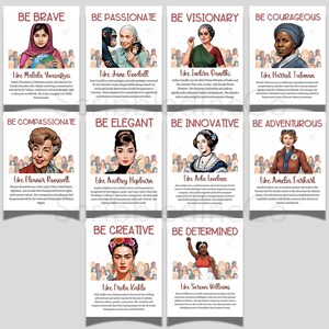 Women's History Month Posters Printable, Inspirational Historical ...