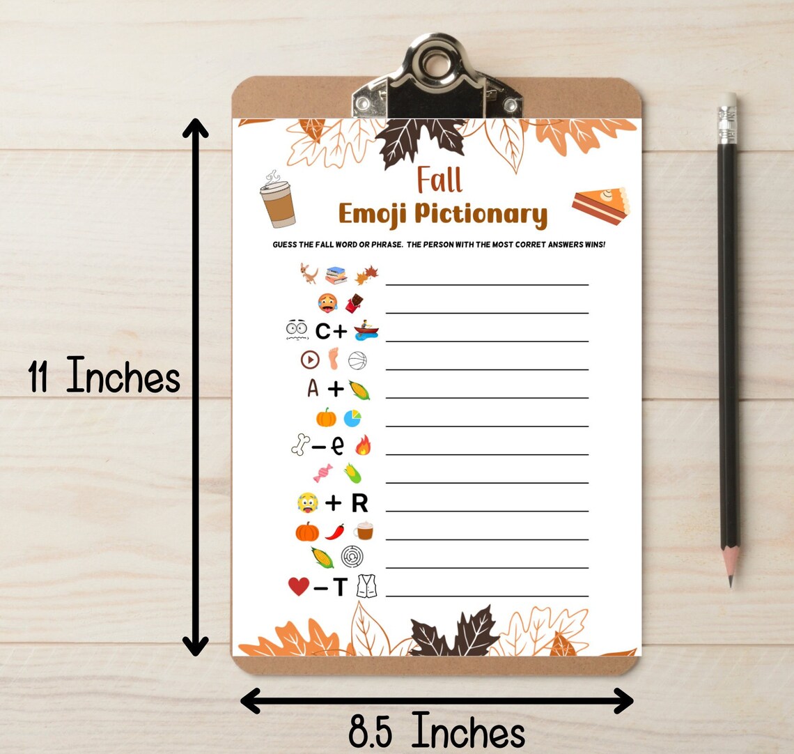 Fall Games Bundle Printable Fun Autumn Games Fall Time - Etsy