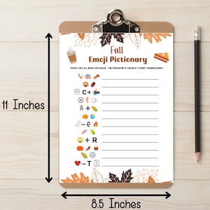 Fall Games Bundle Printable Fun Autumn Games Fall Time - Etsy