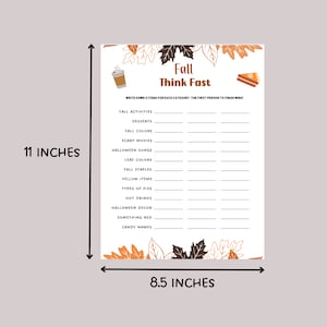Fall Games Bundle Printable, Fall Time Family Activities, Fall Activity ...