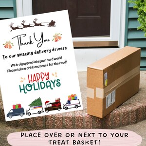 Delivery Driver Appreciation Sign Delivery Driver Thank You - Etsy