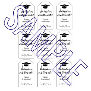 Custom Graduation Gift Tags Personalized Happy Graduation - Etsy