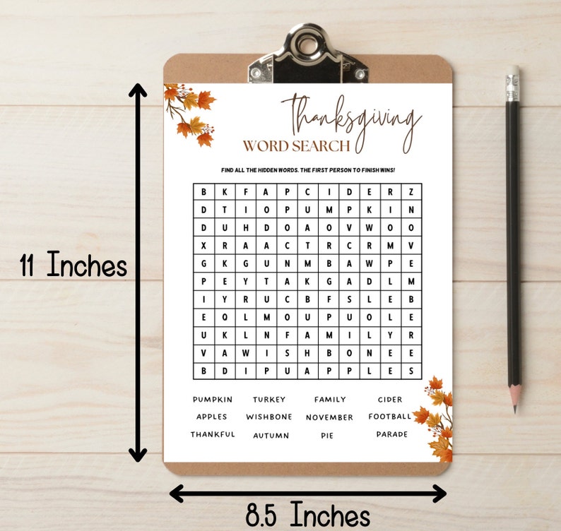 Thanksgiving Games Bundle Printable Fall Holiday Games - Etsy