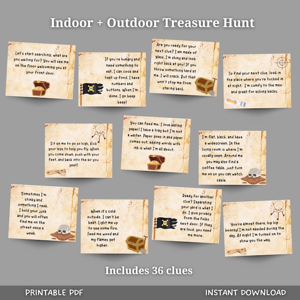 Outdoor Treasure Hunts for Kids - Etsy UK