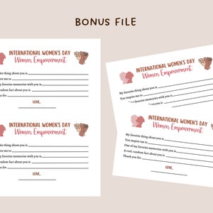 International Womens Day Games Printable Womens History Month - Etsy