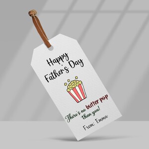 Happy Father's Day Custom Gift Tags Printable, Worlds Greatest Dad ...