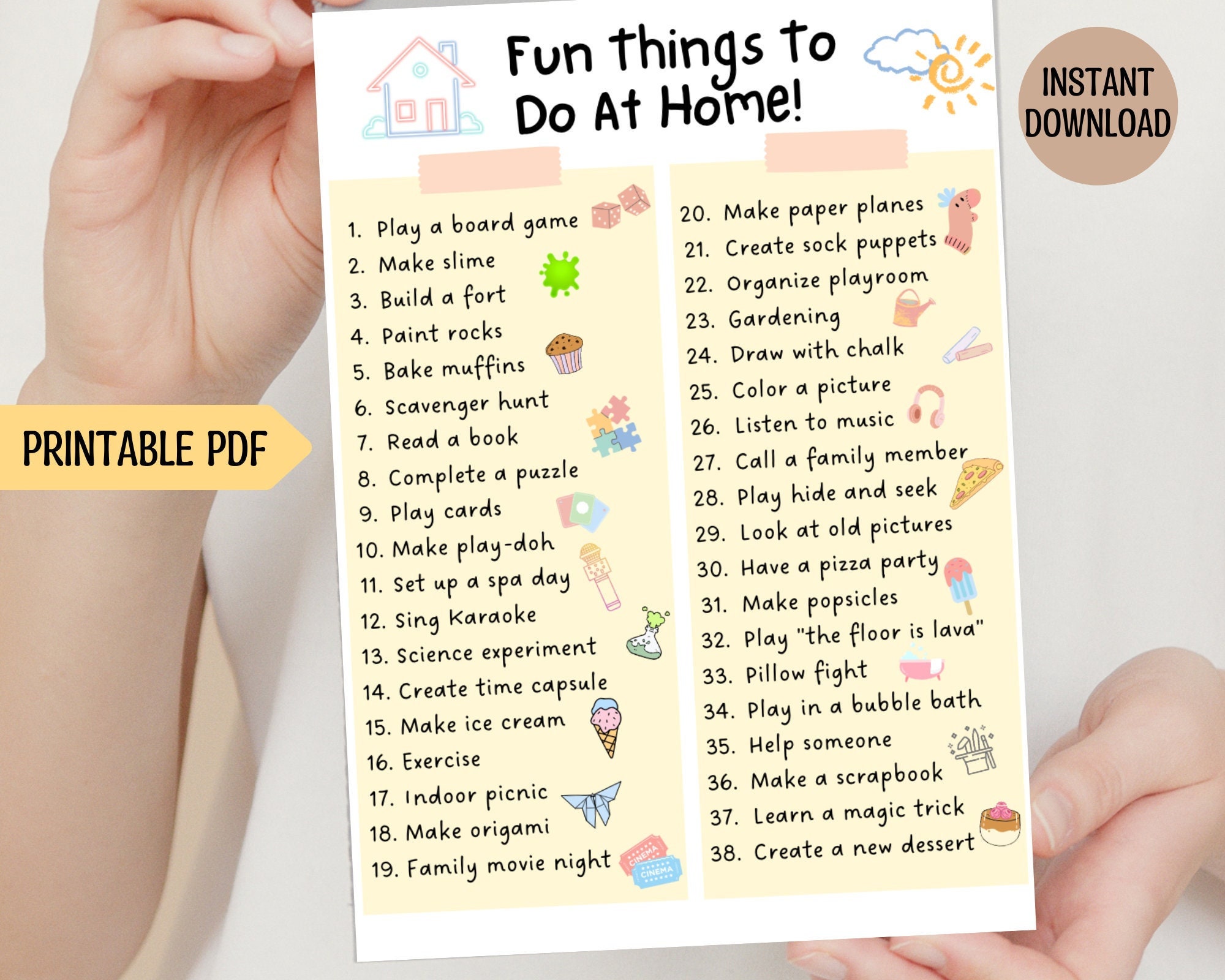 Play Routine Chart for Kids Things to Do Kids Kids Daily - Etsy