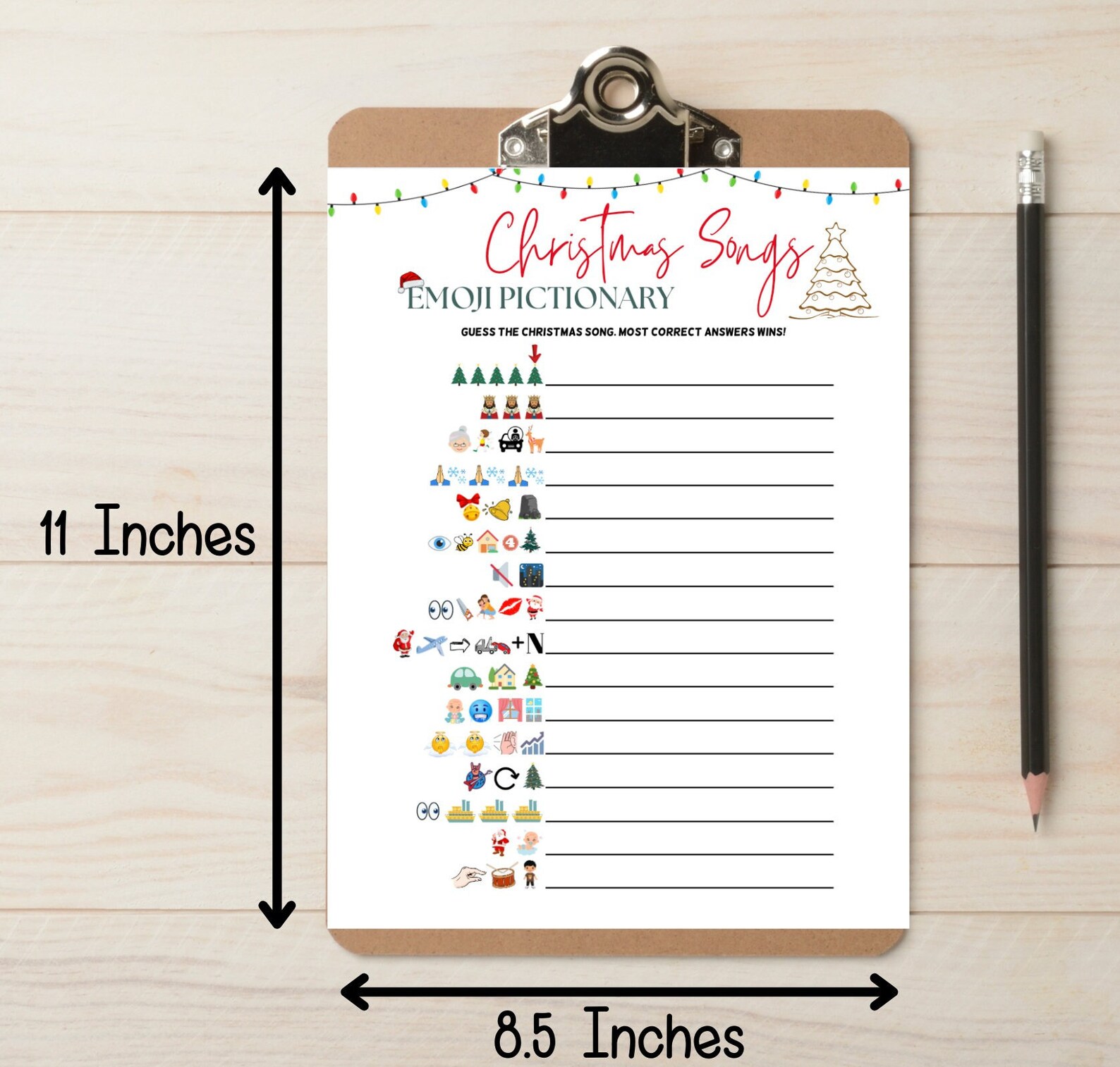 Christmas Emoji Pictionary Bundle Printable Fun Party Game - Etsy