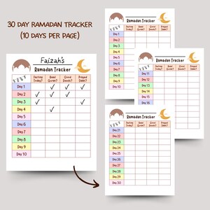 30 Ramadan Good Deeds Cards Printable, Ramadan Advent Cards, Kids ...