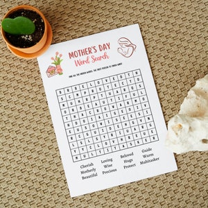 Mother's Day Games Bundle Printable, Mothers Day Game for Kids and ...