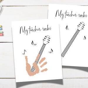 Teacher Appreciation Handprint Craft Kids Printable, DIY End of Year ...
