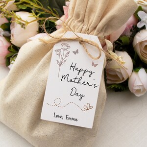 Mother's Day Editable Gift Tag, Custom Happy Mother’s Day Printable ...