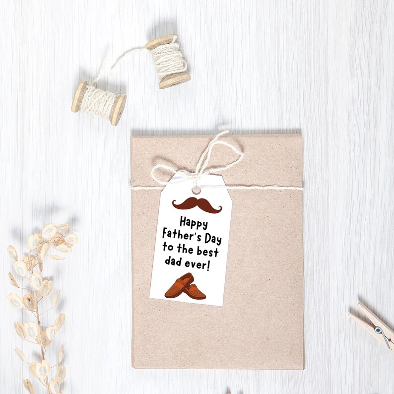 Happy Father's Day Gift Tags Gift for Dad 9 Printable - Etsy