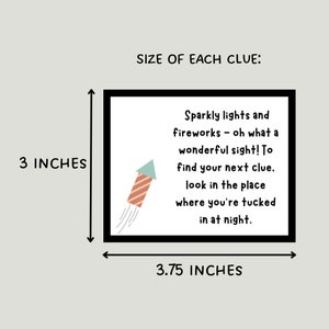 New Years Eve Scavenger Hunt Printable, New Year's Eve Treasure Hunt ...