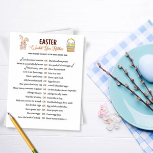 Easter Would You Rather Game Printable, This or That Easter Party Game ...