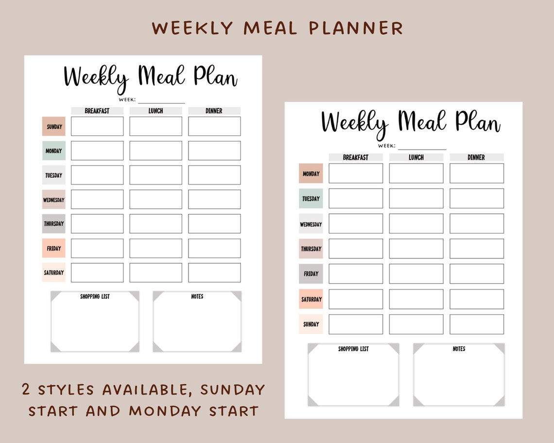 Household Planner Printable Home Management Bundle Editable - Etsy