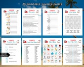 Summer Games Bundle Printable Summer Camp Activity - Etsy