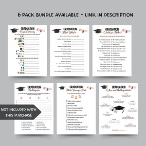 Graduation Emoji Pictionary Game Printable, Graduation Party Activity ...