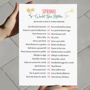 Spring Games Bundle Printable, Spring Party Games, Spring Activities ...