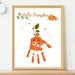 Fall Handprint Crafts Printable DIY Autumn Art for (Download Now) - Etsy