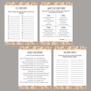 Dinner Party Games Printable, Icebreaker Questions/ Games, Adult Party ...