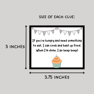 Indoor Birthday Treasure Hunt for Kids, Birthday Scavenger Hunt Clues ...